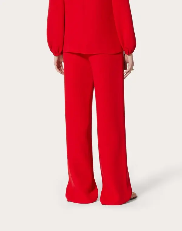 Valentino Garavani High-waisted Wide-leg Trousers