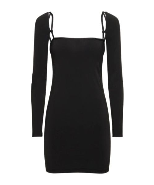 Alexander Wang Logo Shoulder Strap Dress