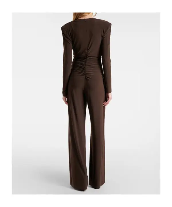 Norma Kamali Ruched Jersey Jumpsuit