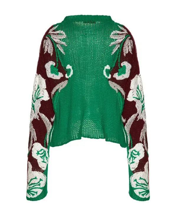 Valentino Garavani Wool Embroidered Pullover