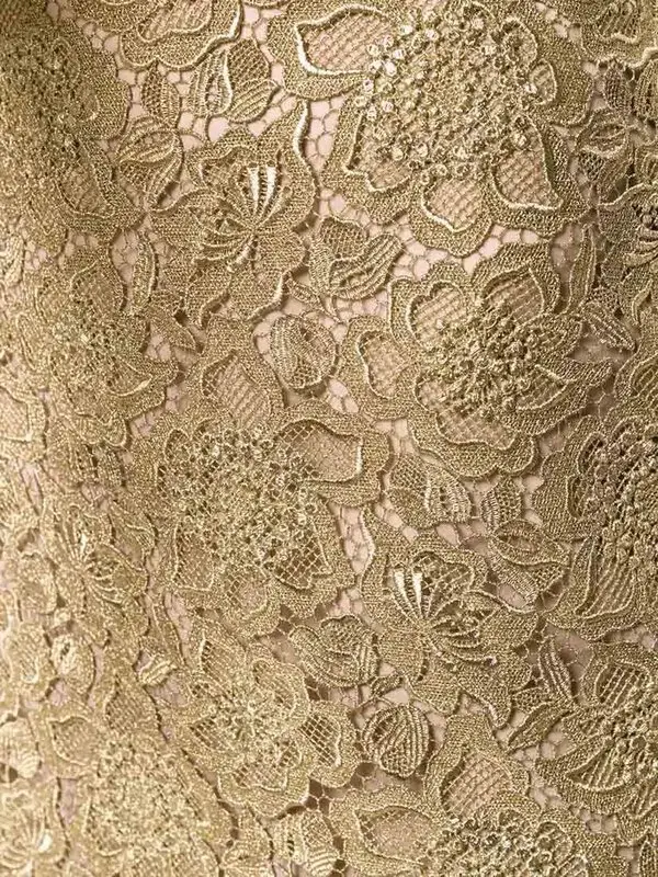 Valentino Garavani Floral Embroidered Mesh Skirt