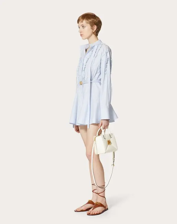 Valentino Garavani Striped Long-sleeved Dress