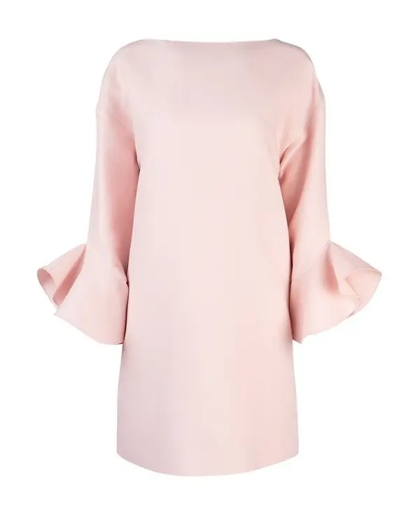 Valentino Garavani Ruffled Sleeve Mini Dress
