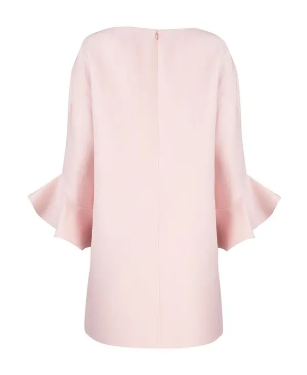 Valentino Garavani Ruffled Sleeve Mini Dress
