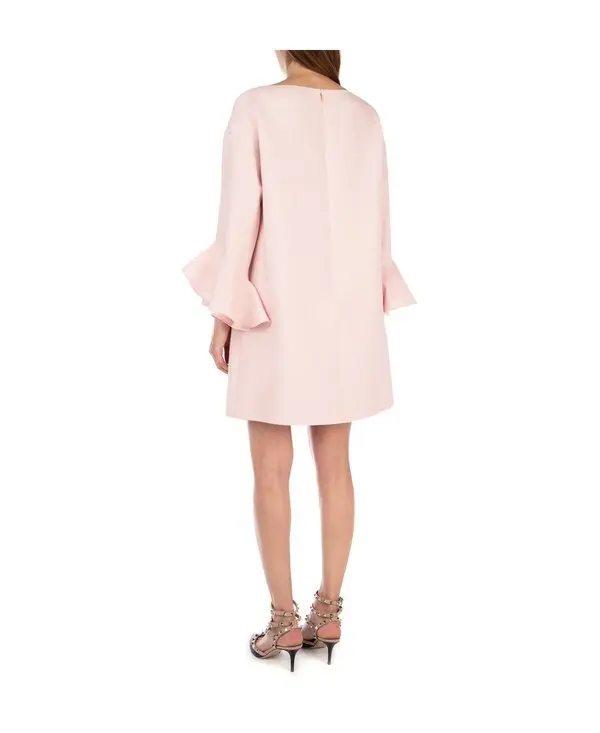 Valentino Garavani Ruffled Sleeve Mini Dress