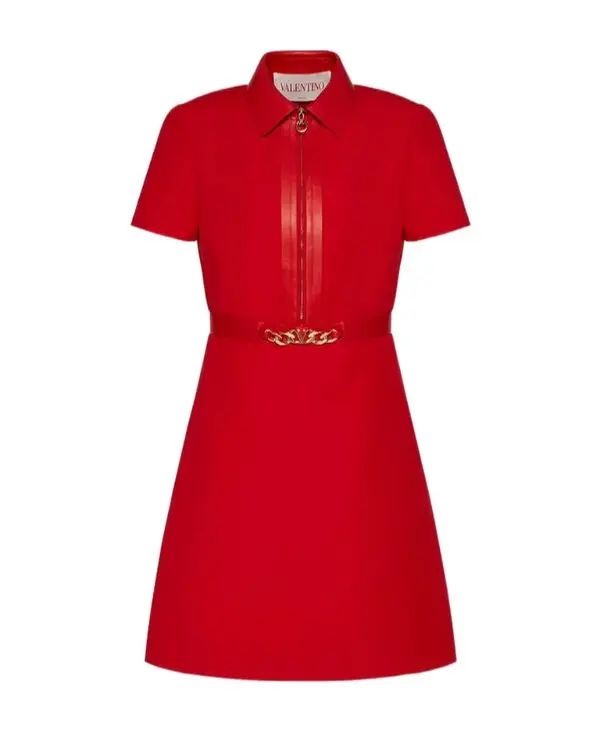 Valentino Garavani Vlogo Chain Panelled Dress