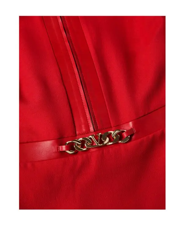 Valentino Garavani Vlogo Chain Panelled Dress