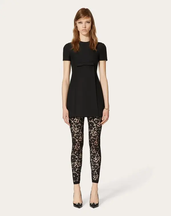 Valentino Garavani Bow-detail A-line Mini Dress