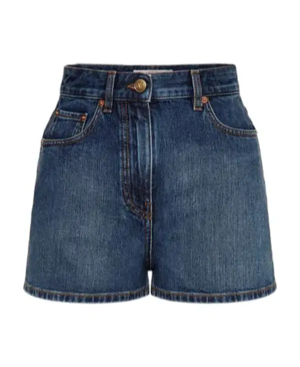 Valentino Garavani Denim Shorts - Blue