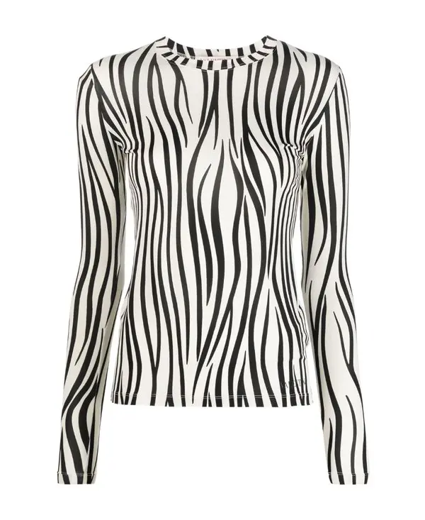 Valentino Garavani Zebra-print T-shirt - White