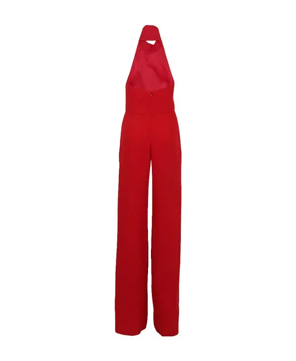 Valentino Garavani Halterneck Wide-leg Jumpsuit