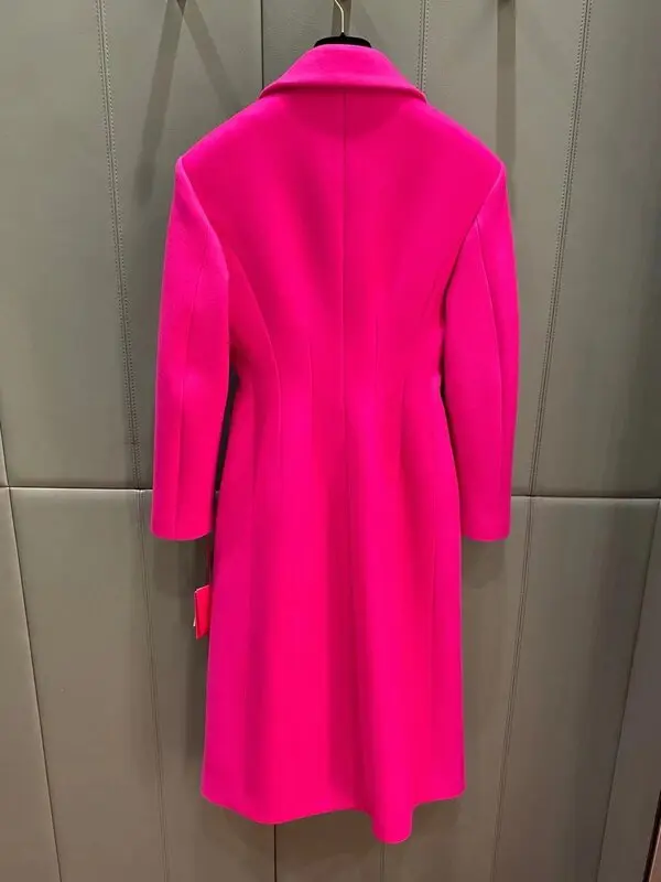 Valentino Garavani Bow Detailed Long-sleeved Coat