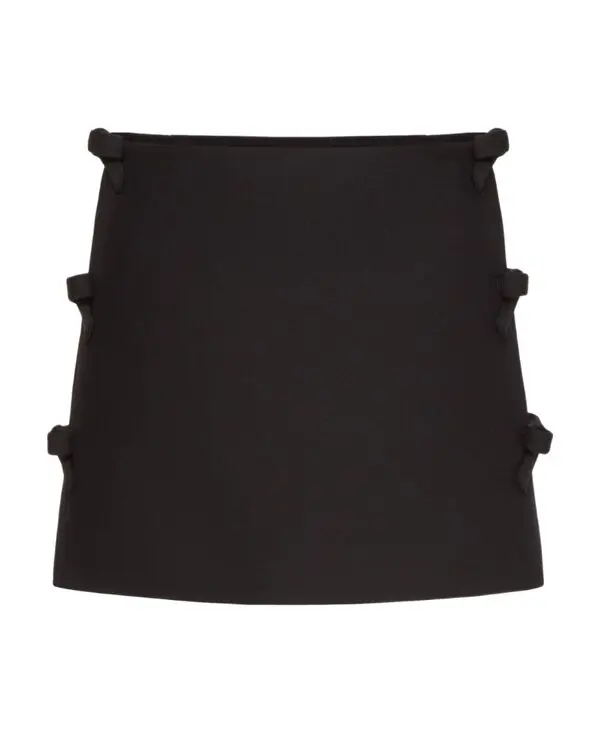 Valentino Garavani Crepe Couture Bow-detail Skort
