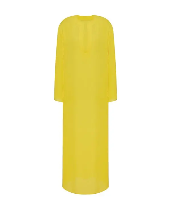Valentino Garavani Slit-detail Dress - Yellow