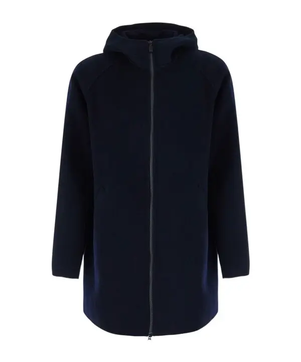 Aspesi Hooded Zip-front Coat