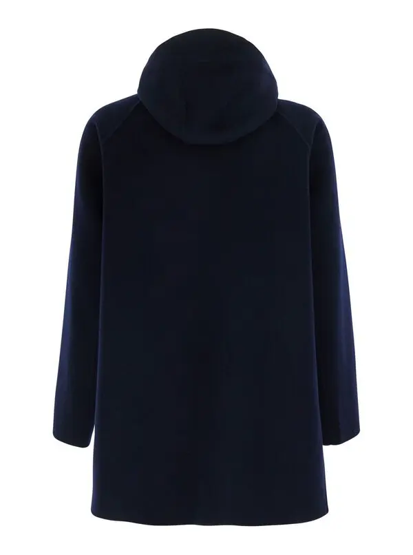 Aspesi Hooded Zip-front Coat