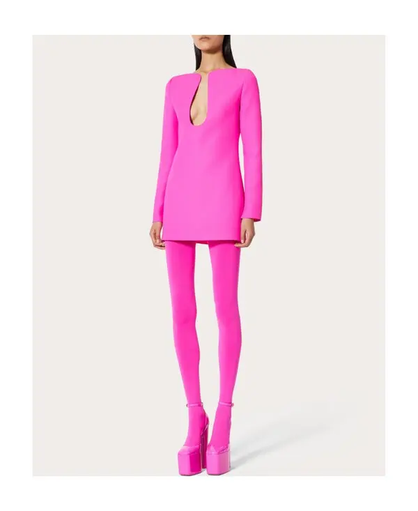 Valentino Garavani U-neck Mini Dress