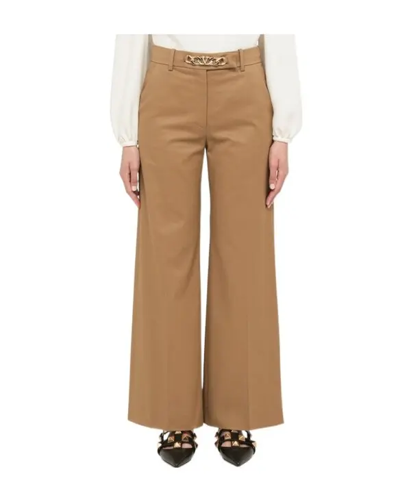 Valentino Garavani High-waisted Wide-leg Trousers
