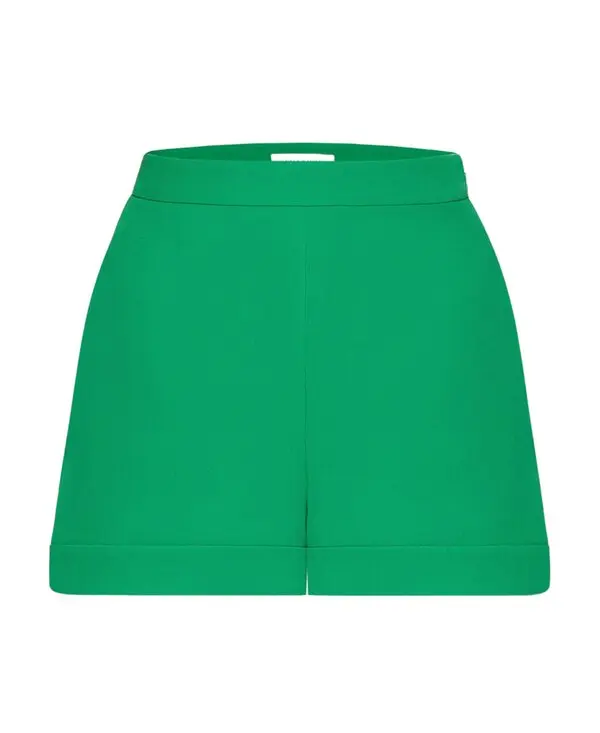 Valentino Garavani High-waisted Silk Tailored Shorts