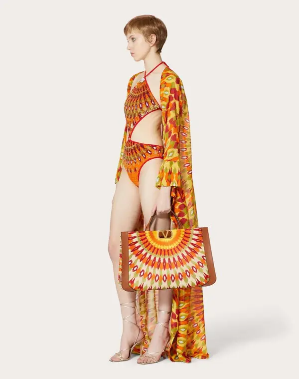 Valentino Garavani Printed Tulle Coat