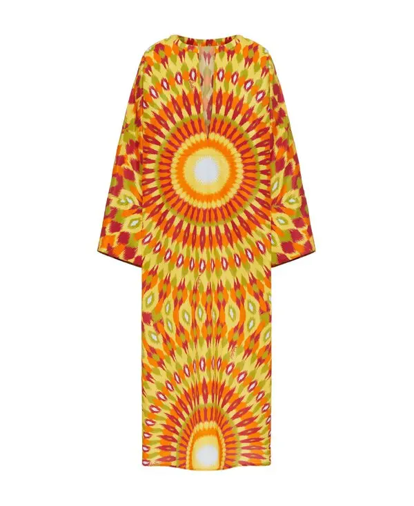 Valentino Garavani Round Rain Printed Dress