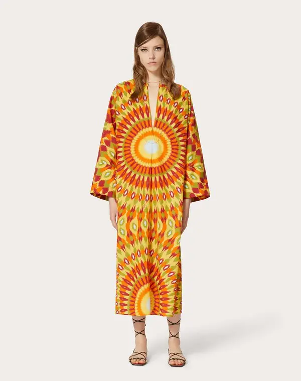 Valentino Garavani Round Rain Printed Dress