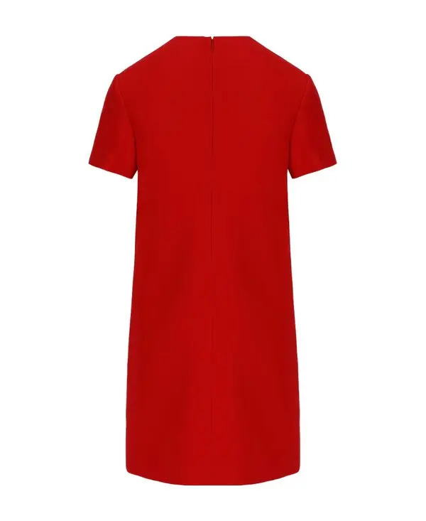 Valentino Garavani V Metal Logo Shift Dress