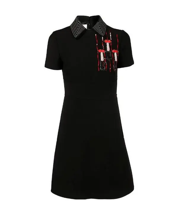 Valentino Garavani Cady Mini Dress - Black