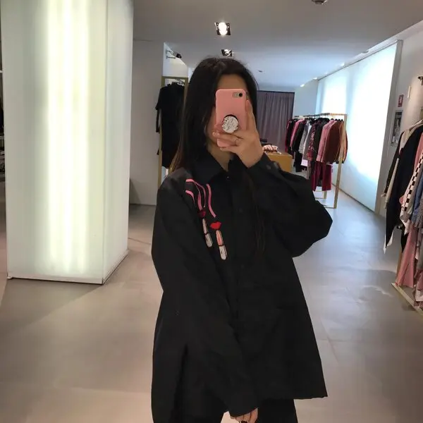 Valentino Garavani Lipstick Decal Jacket