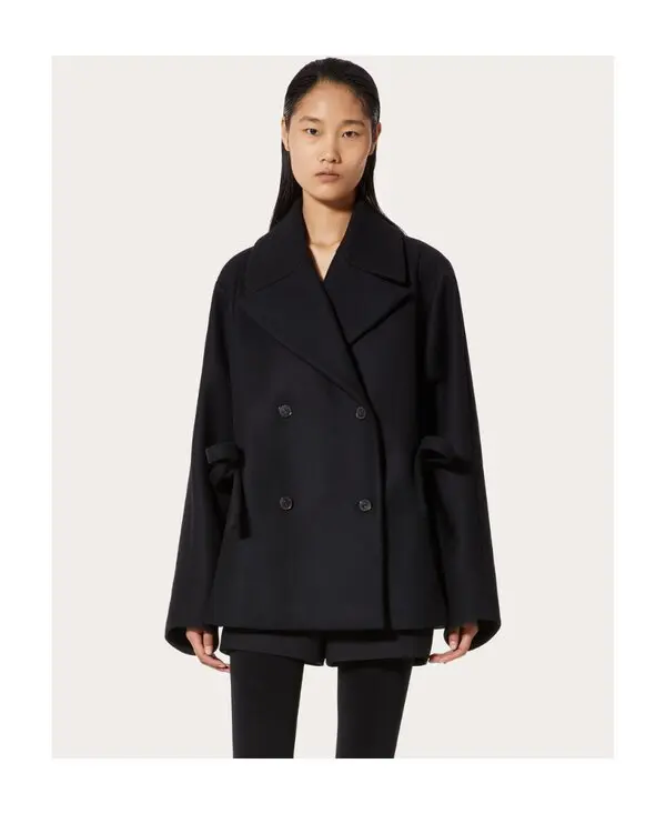 Valentino Garavani Bow-detail Double-breasted Jacket