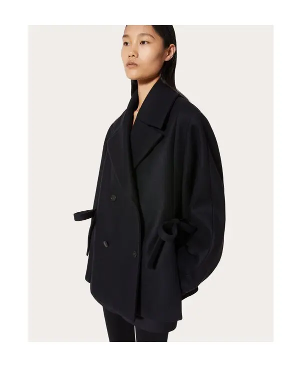 Valentino Garavani Bow-detail Double-breasted Jacket