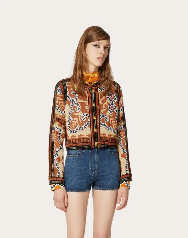 Valentino Garavani Long-sleeved Casual Jacket