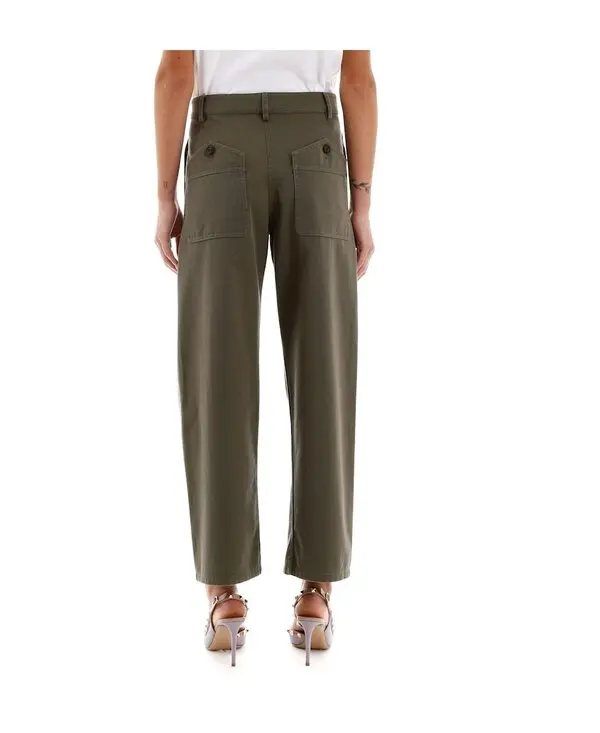 Valentino Garavani Cropped Wide-leg Trousers