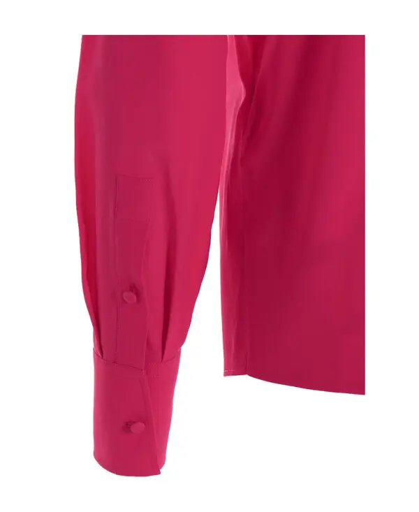 Valentino Garavani Scarf-detail Concealed-fastening Shirt