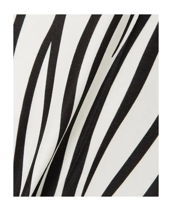Valentino Garavani Zebra Printed High Waist Trousers