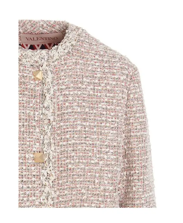Valentino Garavani Single-breasted Tweed Jacket