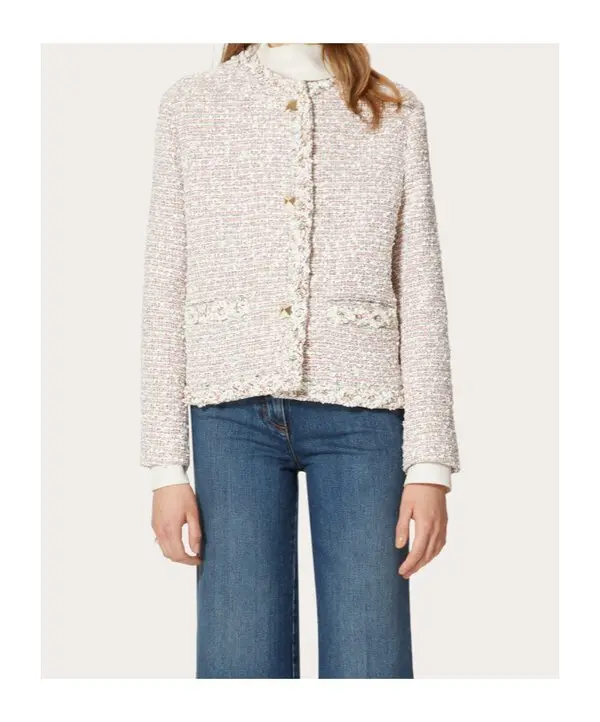 Valentino Garavani Single-breasted Tweed Jacket