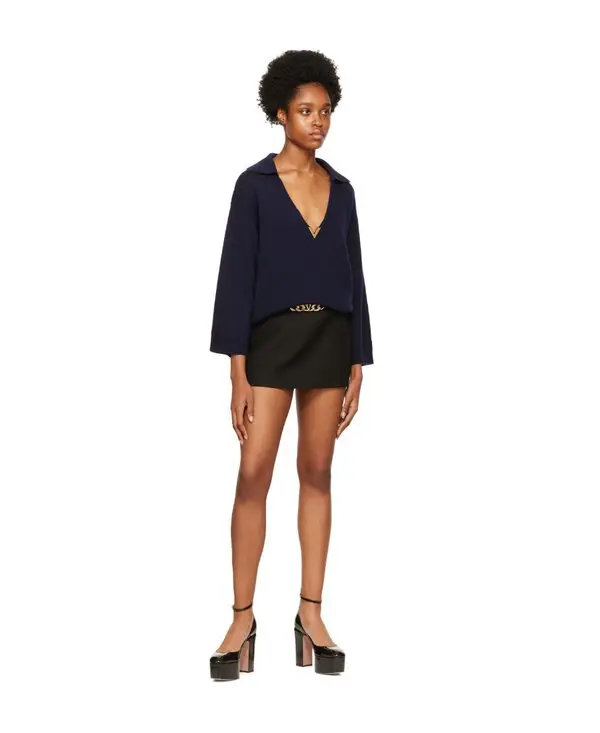 Valentino Garavani Logo Mini Skirt