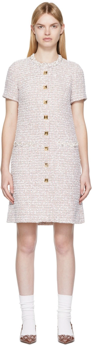 Valentino Garavani Round-collar Short-sleeve Dress