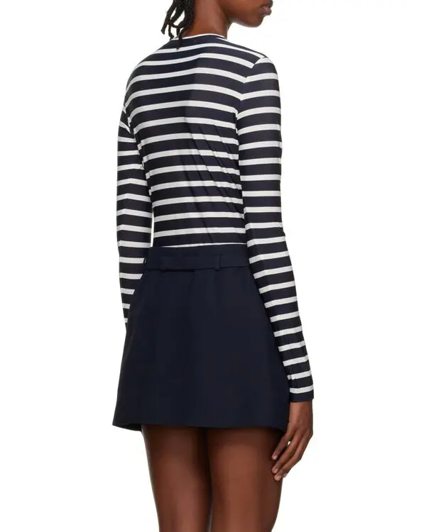 Valentino Garavani Striped Knitted Top