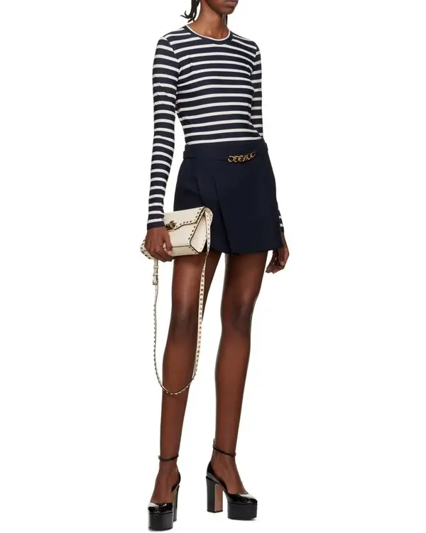 Valentino Garavani Striped Knitted Top