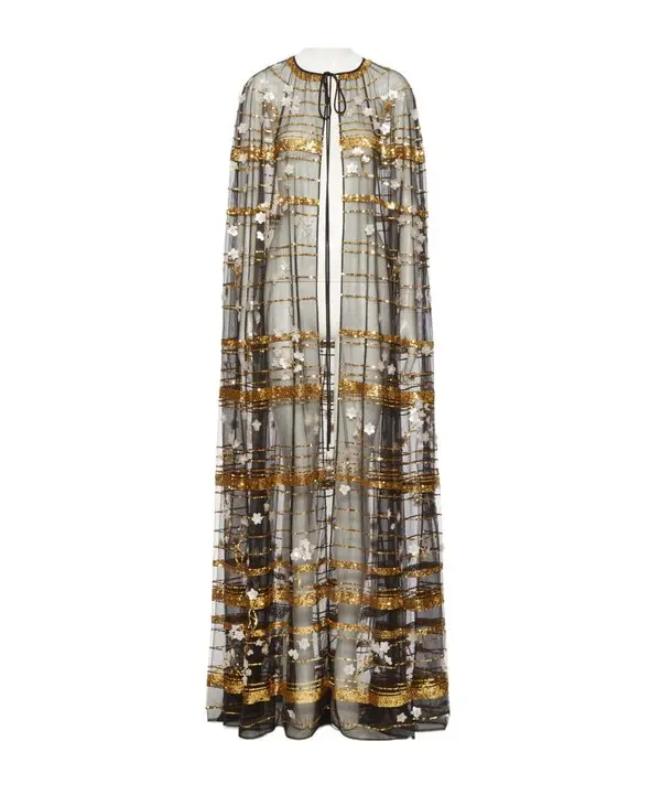 Valentino Garavani Long-sleeved Cape - Multicolor