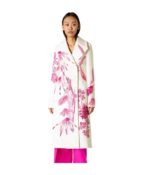 Valentino Garavani Double-breasted Coat - White