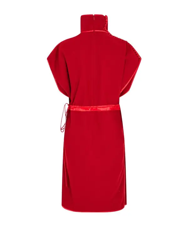 Gucci Turtleneck Capsleeve Mini Dress