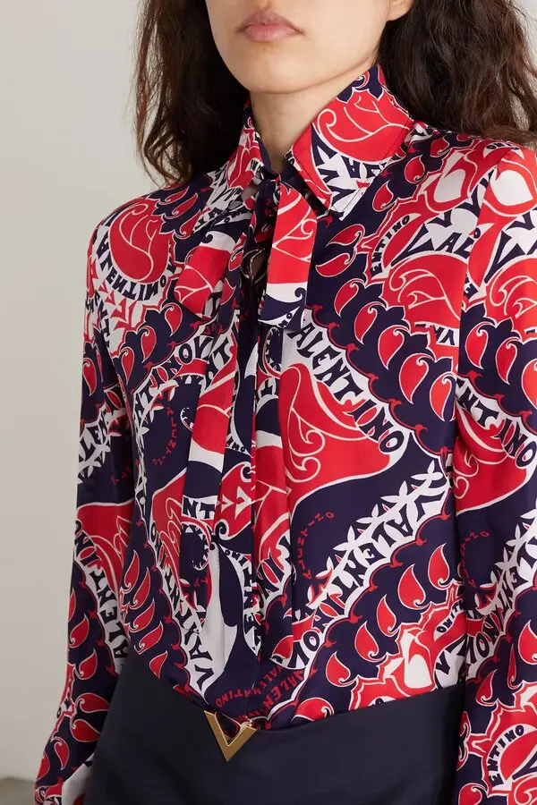 Valentino Garavani Manifesto Bandana Printed Mini Dress