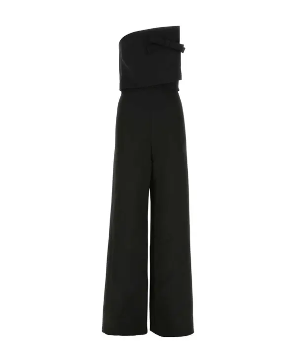 Valentino Garavani Wide-leg Jumpsuit - Black