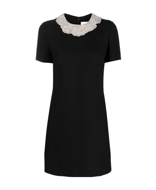 Valentino Garavani Contrast-collar Minidress