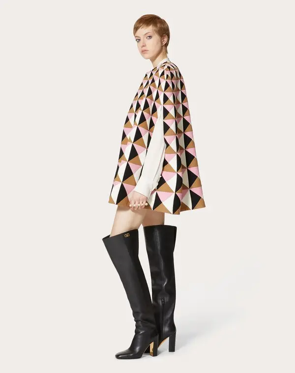 Valentino Garavani Hook Detail Cape