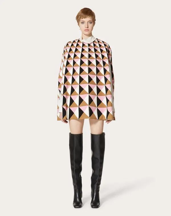 Valentino Garavani Hook Detail Cape