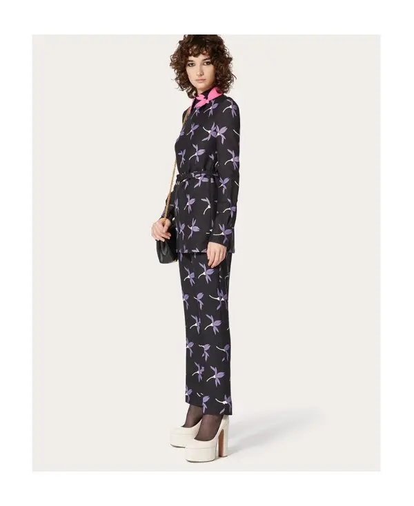 Valentino Garavani Fairy Flowers Print Trousers